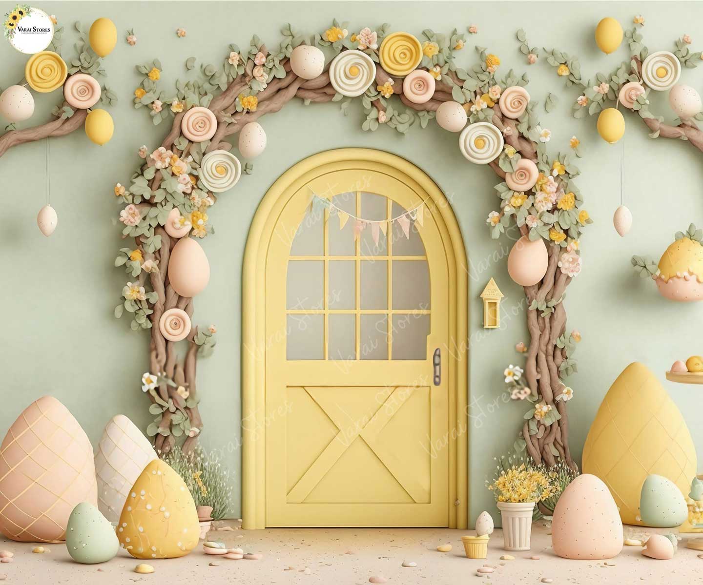 Yellow Spring - Printed Baby Backdrop - FABRIC (PRE ORDER)