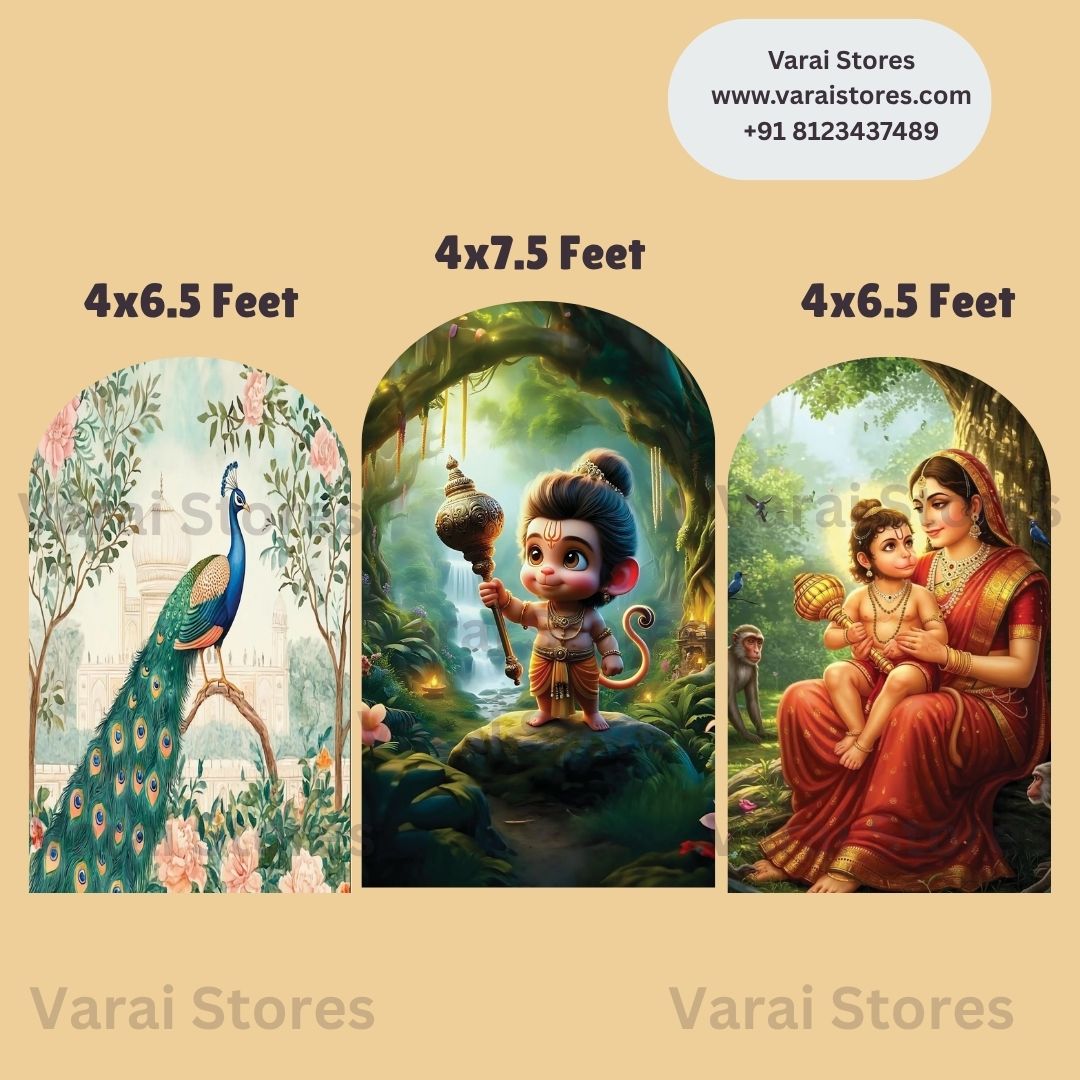 Hanuman Arch Backdrop Set