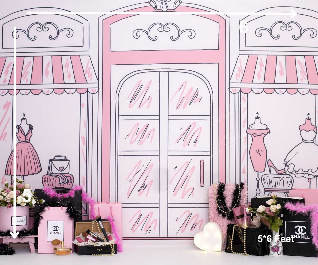 Pink Insta - PRINTED BABY BACKDROP - FABRIC (PRE ORDER)