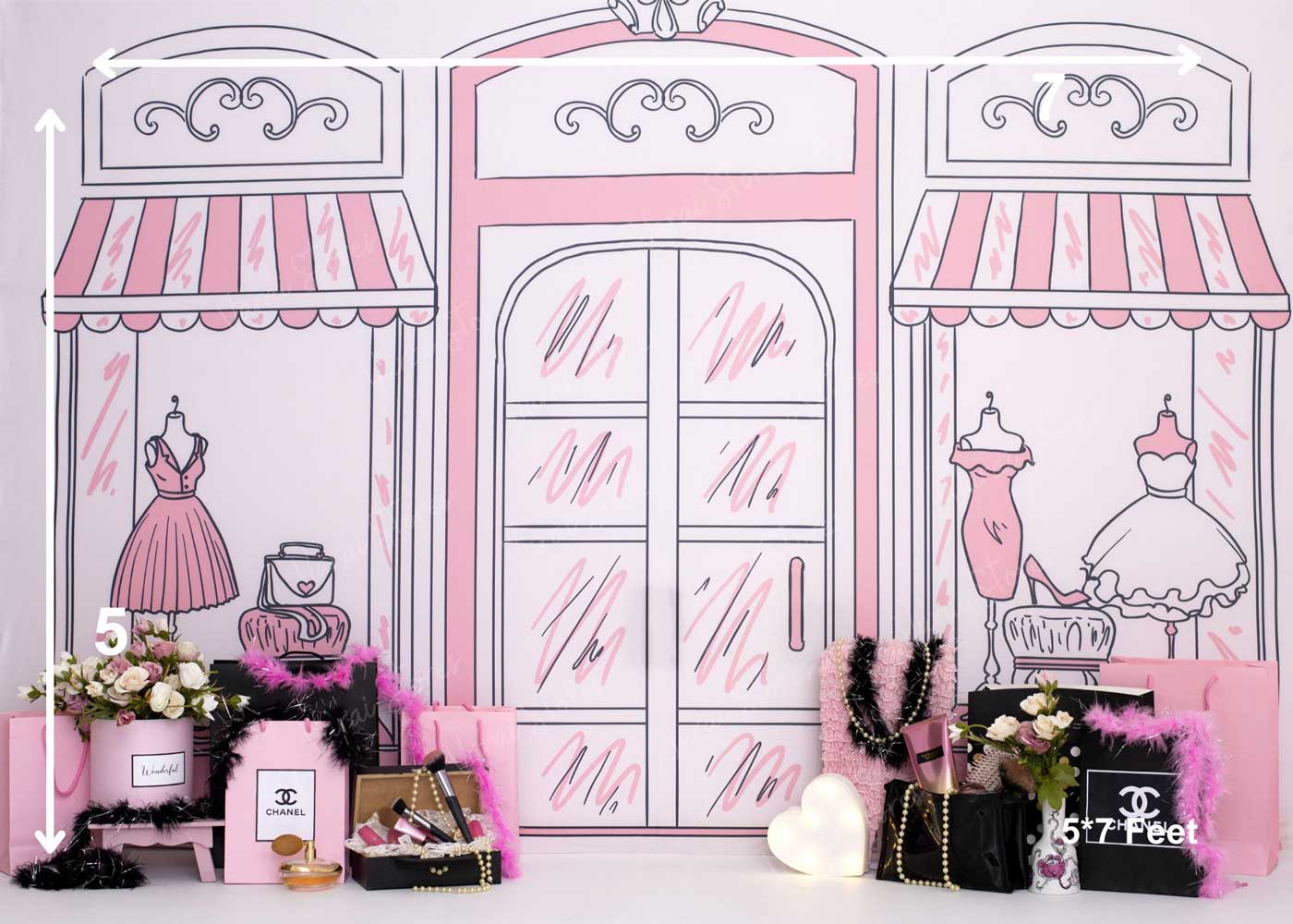 Pink Insta - PRINTED BABY BACKDROP - FABRIC (PRE ORDER)