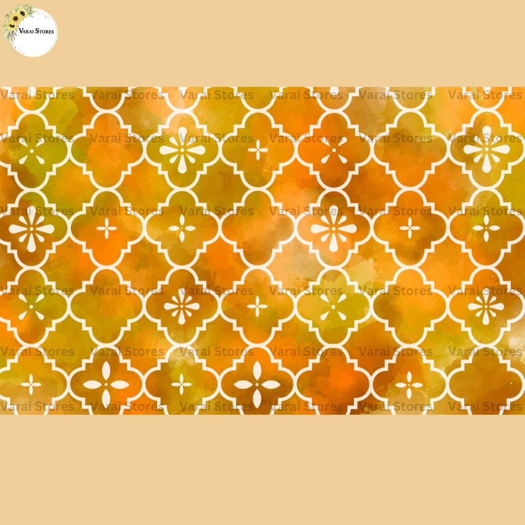 Golden marble - Fabric Floor drop