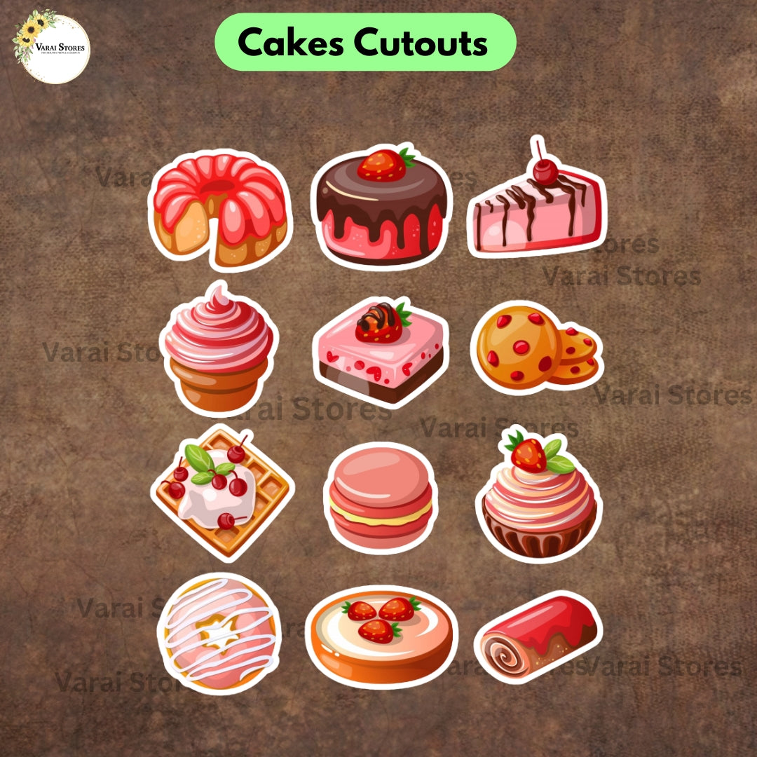 Cake Theme Cutouts