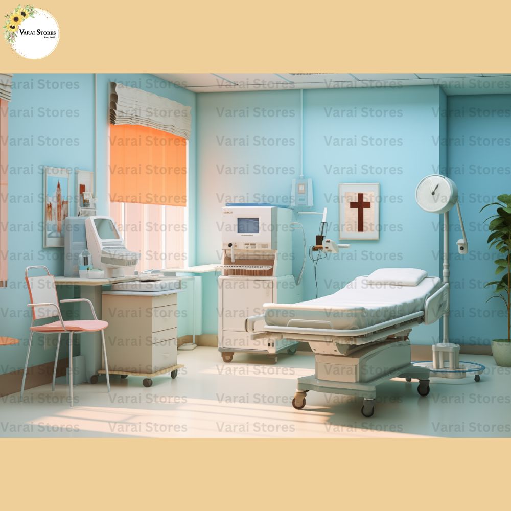 Doctor Room - Baby Printed Backdrops - PREMIUM FABRIC