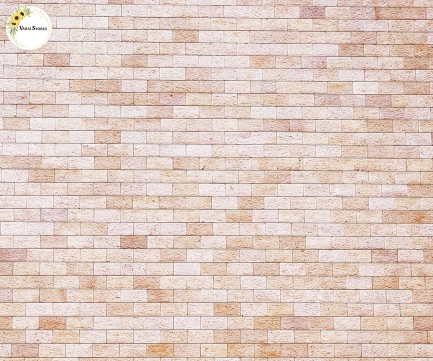 Cream Brick - Baby Printed Backdrops - PREMIUM FABRIC