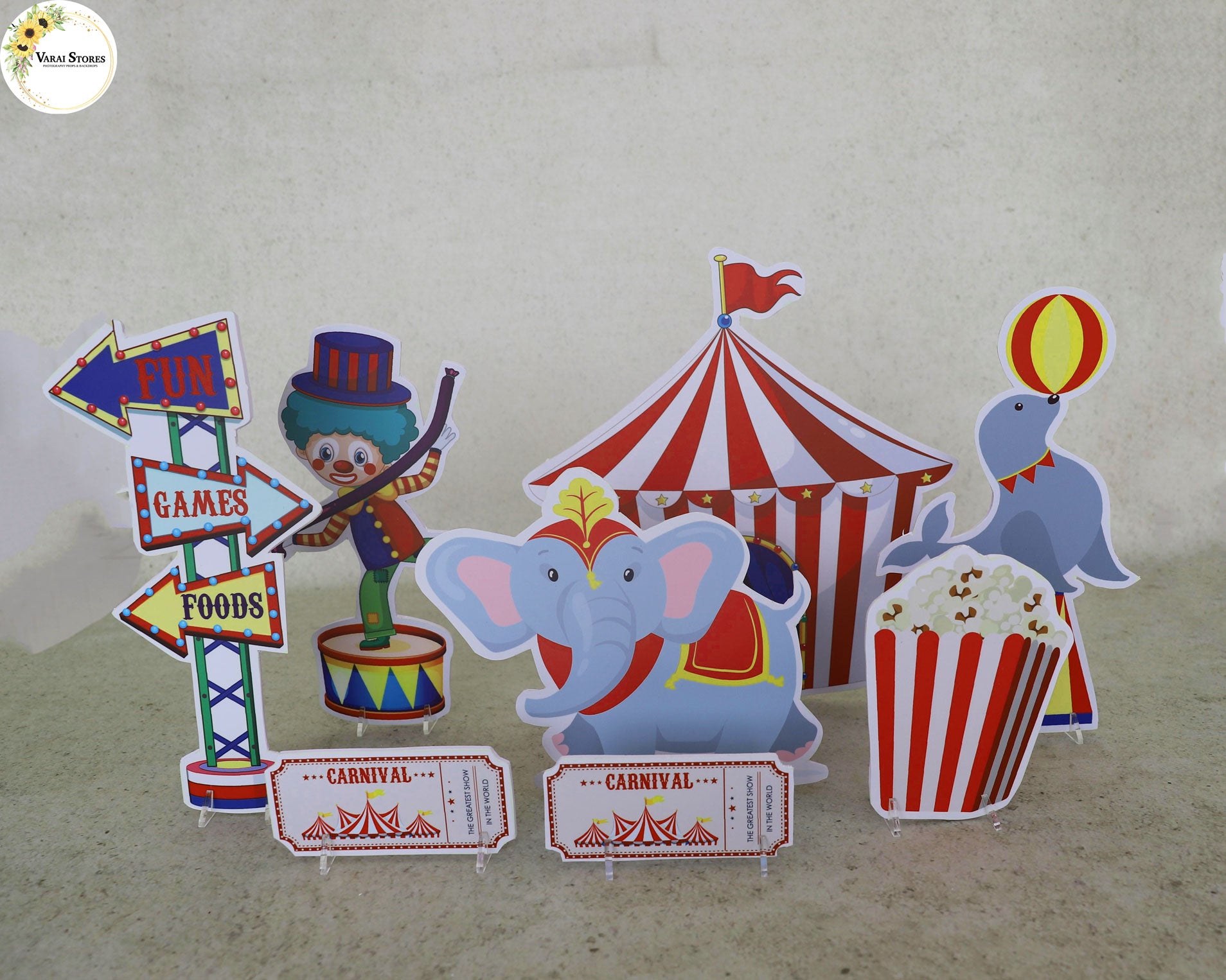 Carnival Photo Board Cutouts
